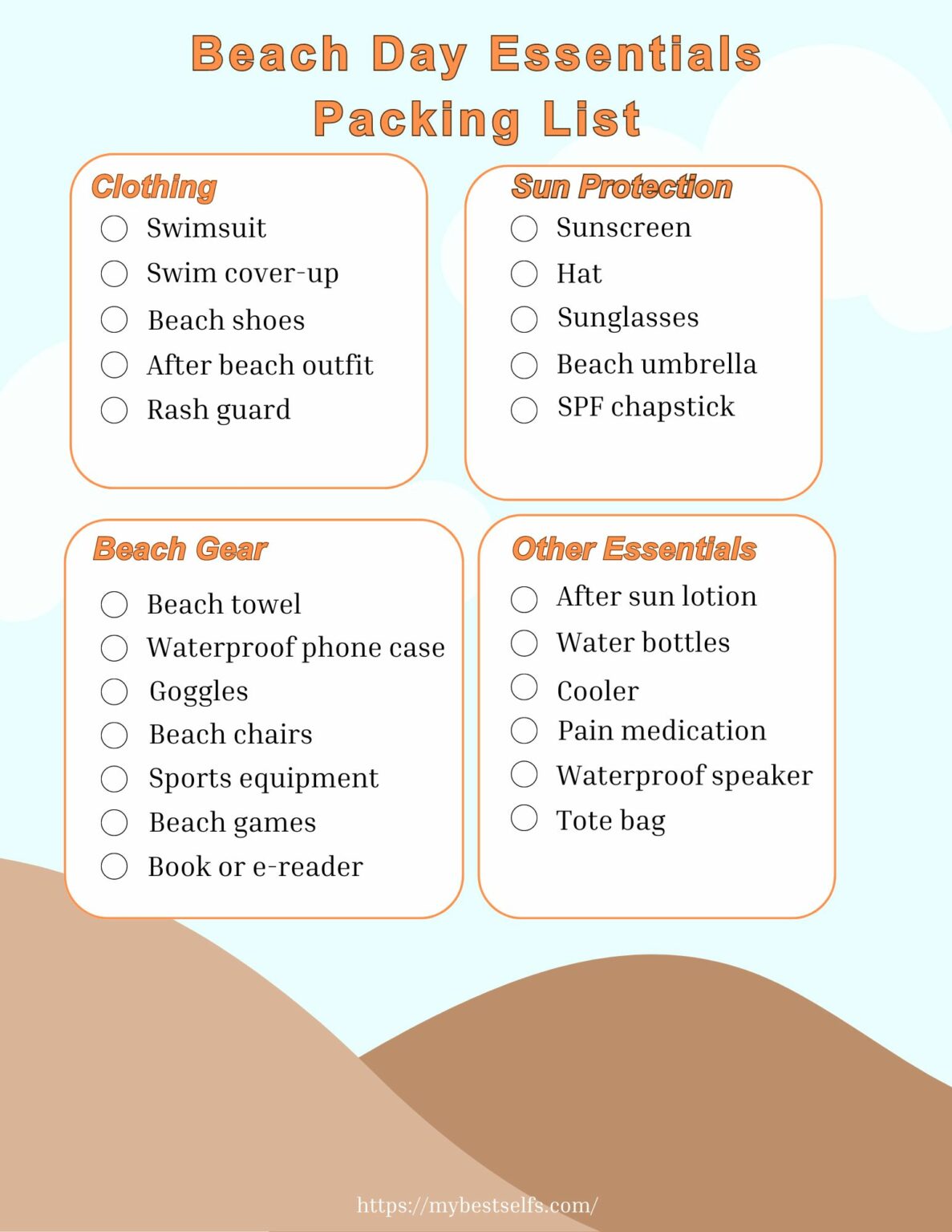 Your Step-by-Step Guide to Planning a Fantastic Beach Trip – My Best Self